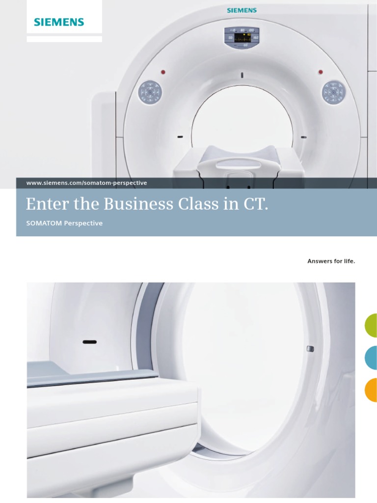 Brochure CT Scan SOMATOM Perspective.pdf | Ct Scan | Image Scanner