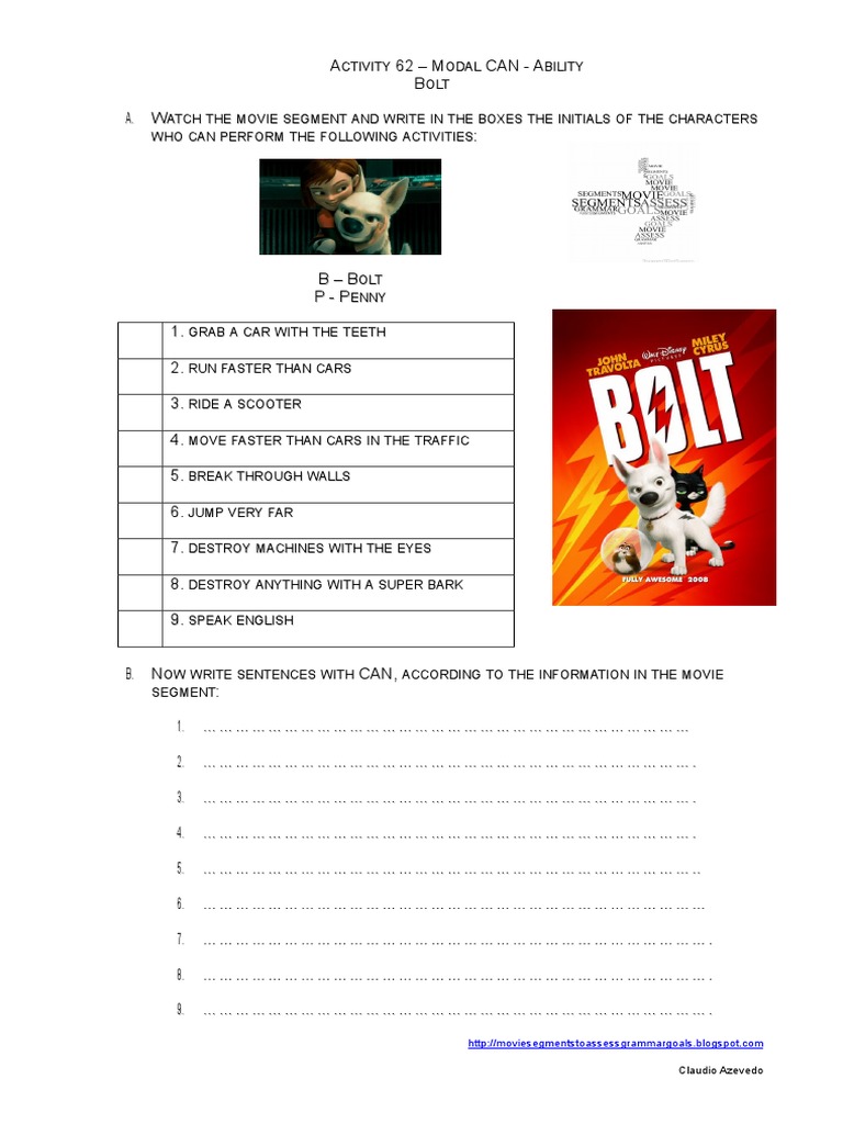 62 Bolt - Can Ability | PDF