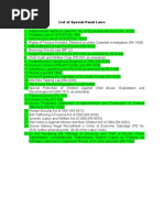 List of Special Laws.2020 | PDF | Social Science