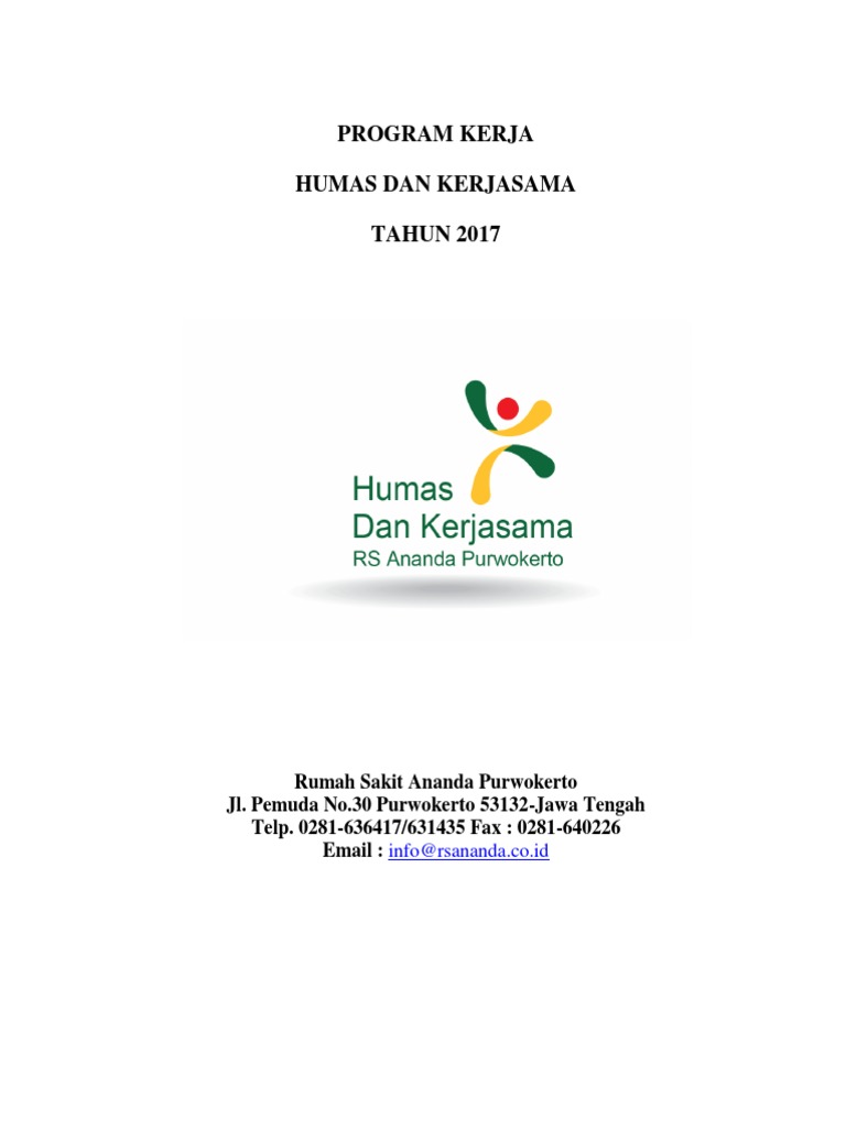 PROGRAM KERJA Humas Dan Kerjasama 2017 | PDF | Pengembangan Diri
