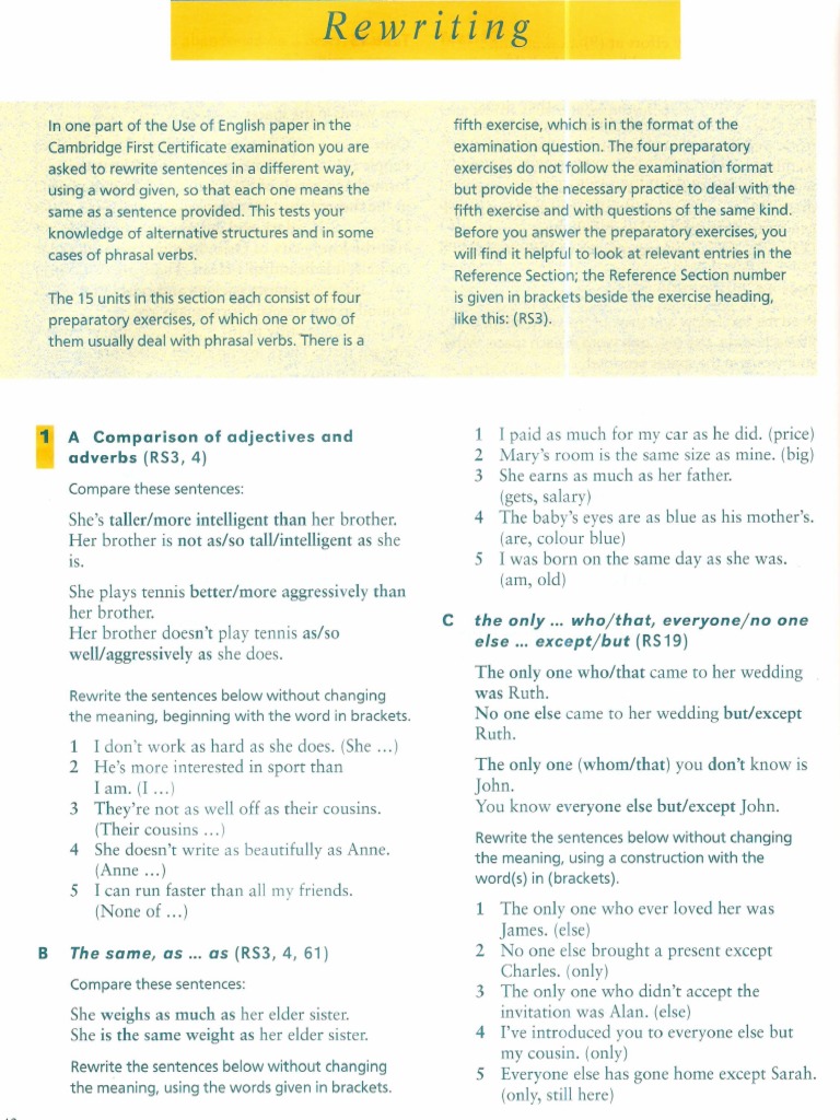 Fce Word Transformations 1+2 PDF | PDF