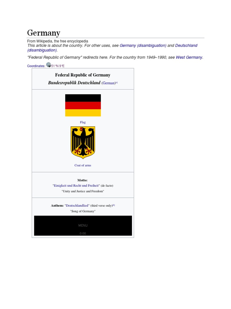 A Comprehensive Overview of Modern Germany: From Unification to the ...