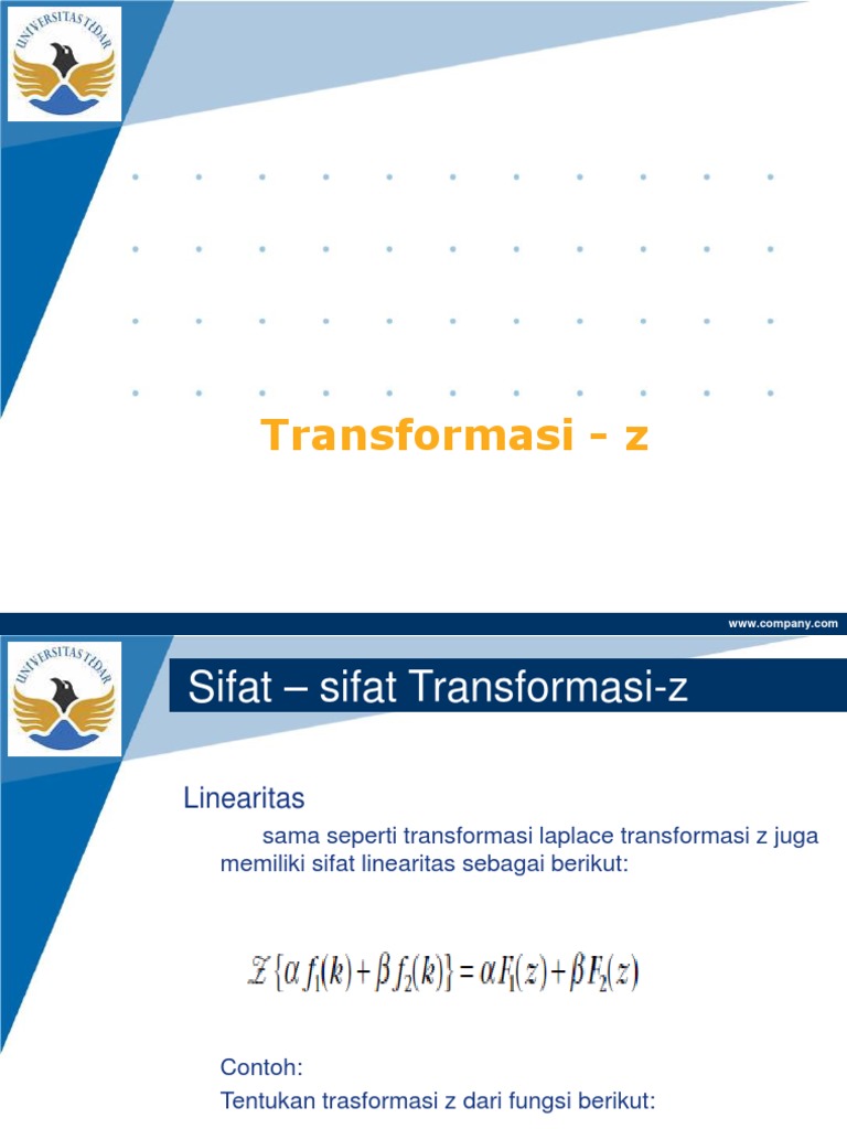 Transformasi Z | PDF