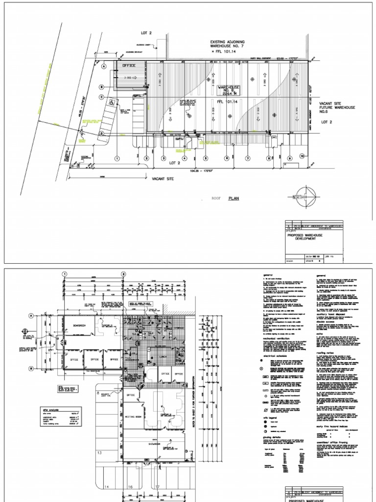 Warehouse Architectural Drawings | PDF