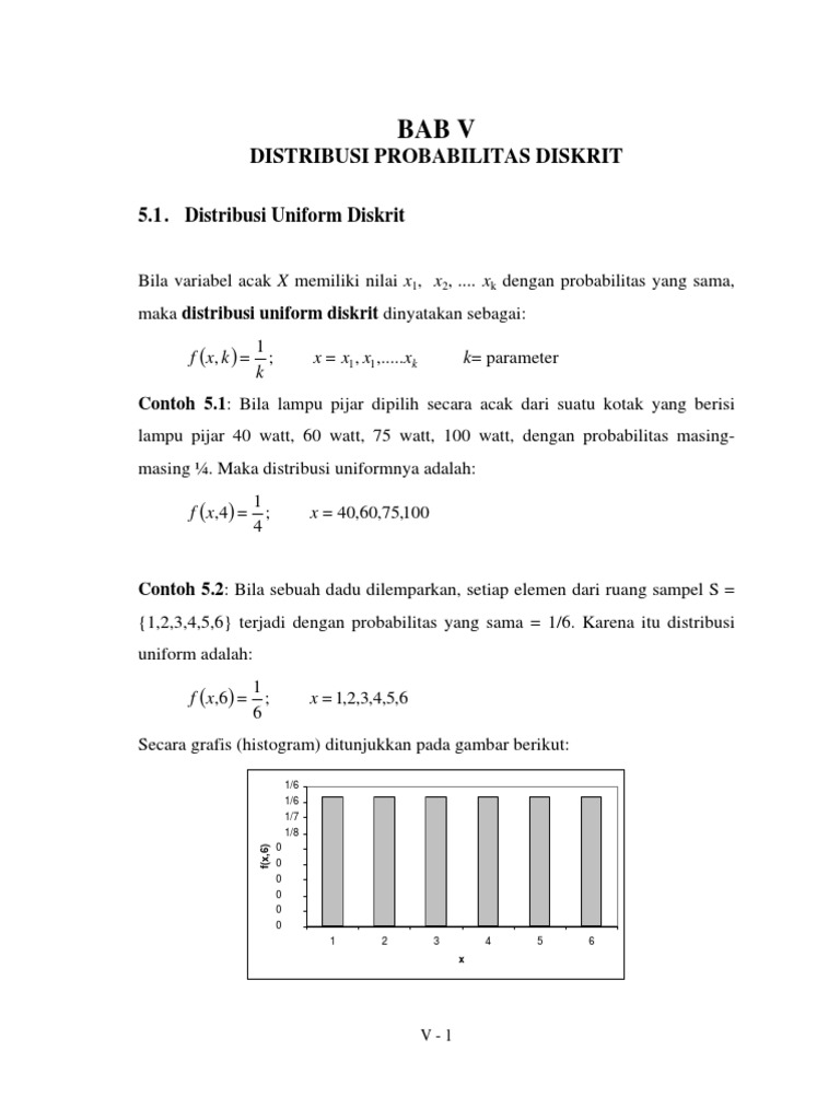 Distribusi Probabilitas Diskrit | PDF