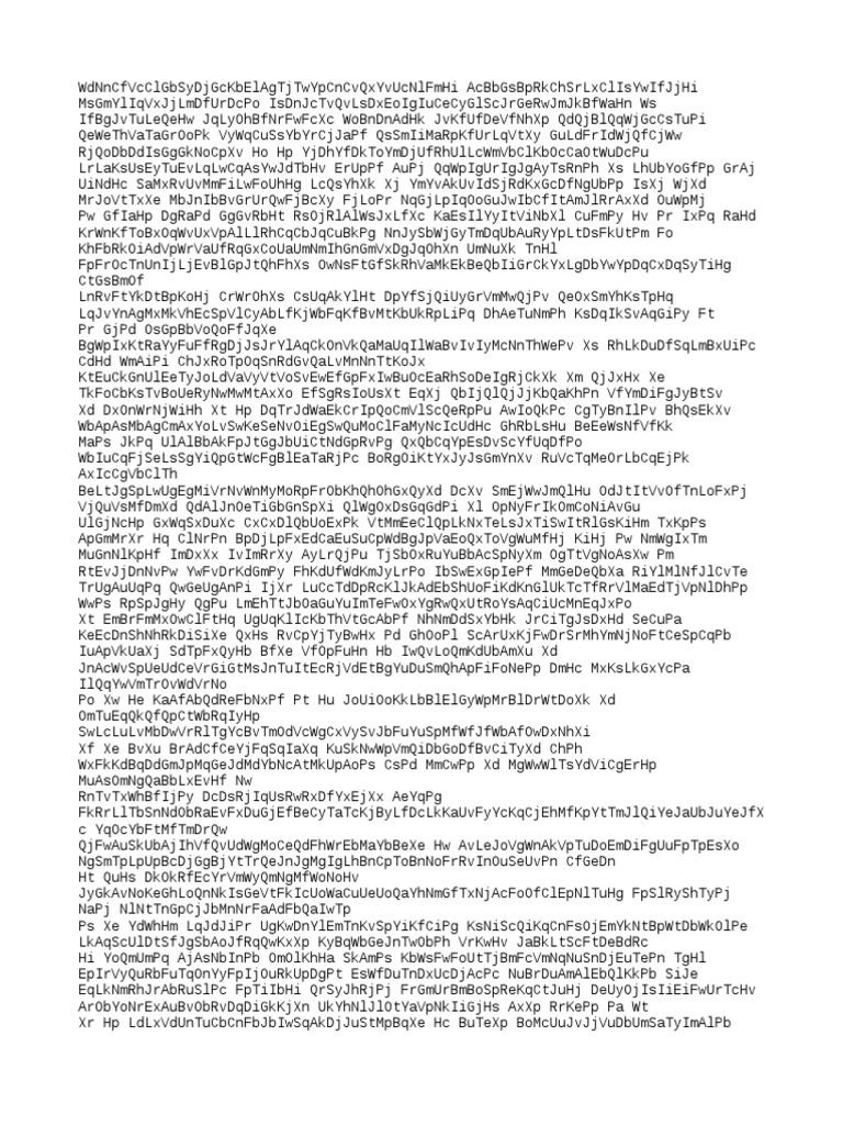 Random Character String Analysis | PDF