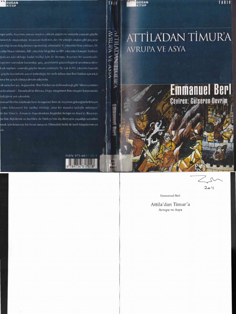 Attila'Dan Timur'a Avrupa Ve Asya - Emmanuel Berl | PDF
