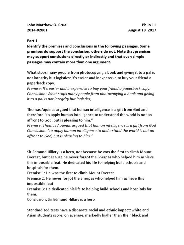 Philosophy | PDF | Validity | Argument