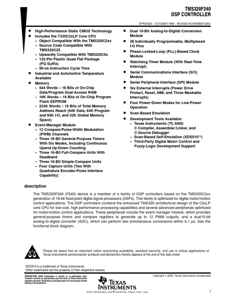 DSP Manual | Download Free PDF | Input/Output | Digital Signal Processor