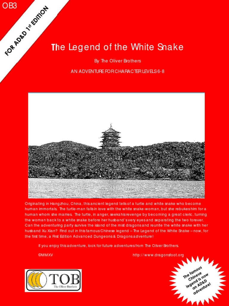The Legend of The White Snake | PDF | Leisure | Nature