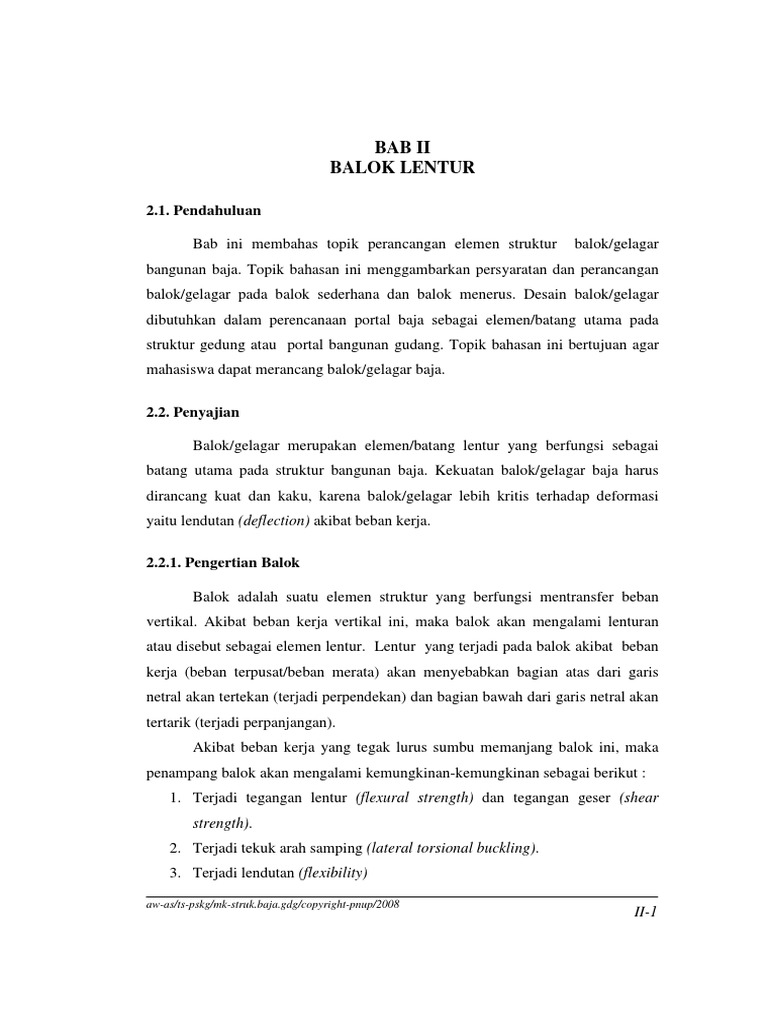Balok Besi | PDF