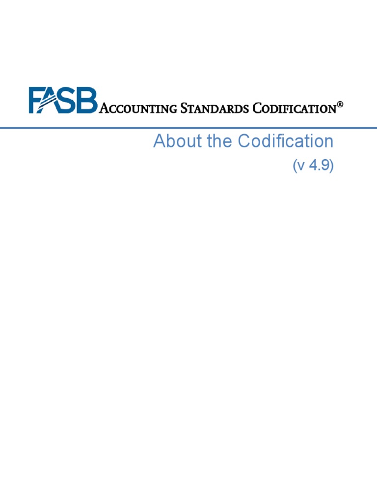 FASB Codification Process Maps | Generally Accepted Accounting ...