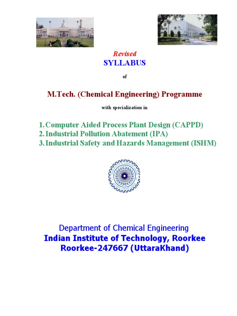 Chemical Engineering Iit Roorkee | PDF | Fluid Dynamics | Regression Analysis