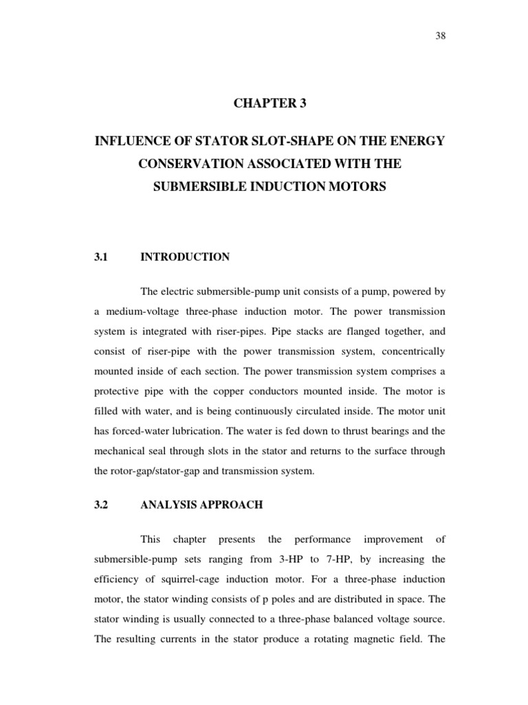 Submersible Induction Motor Design Optimization | PDF | Force ...