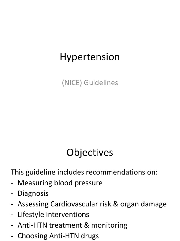 Hypertension Guidelines | PDF | Hypertension | Blood Pressure