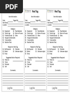 5S Red Tag Procedure | PDF