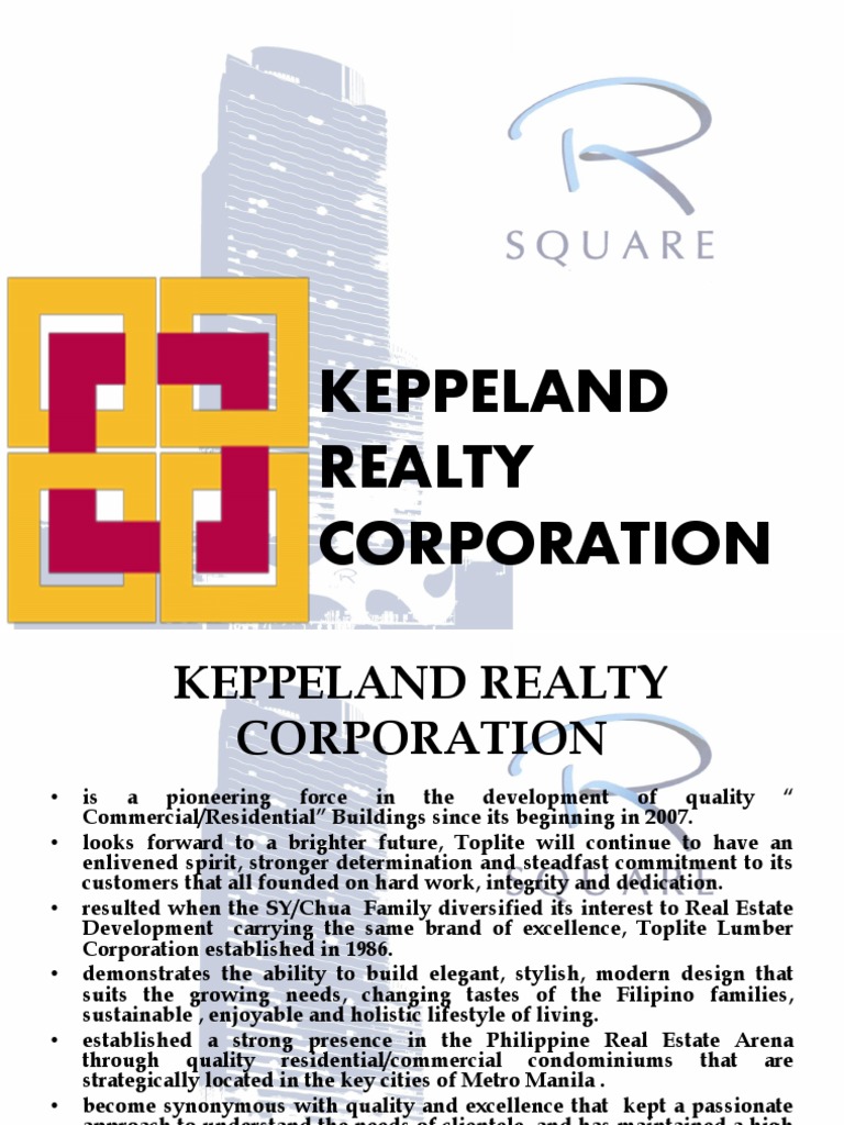 R Square Residences Overview and Details | PDF | Metro Manila ...
