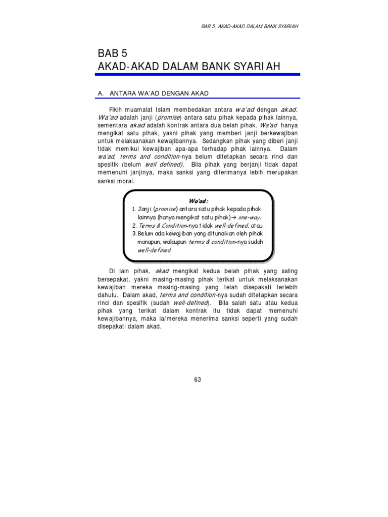 Akad Pinjaman dalam Bank Syariah | PDF