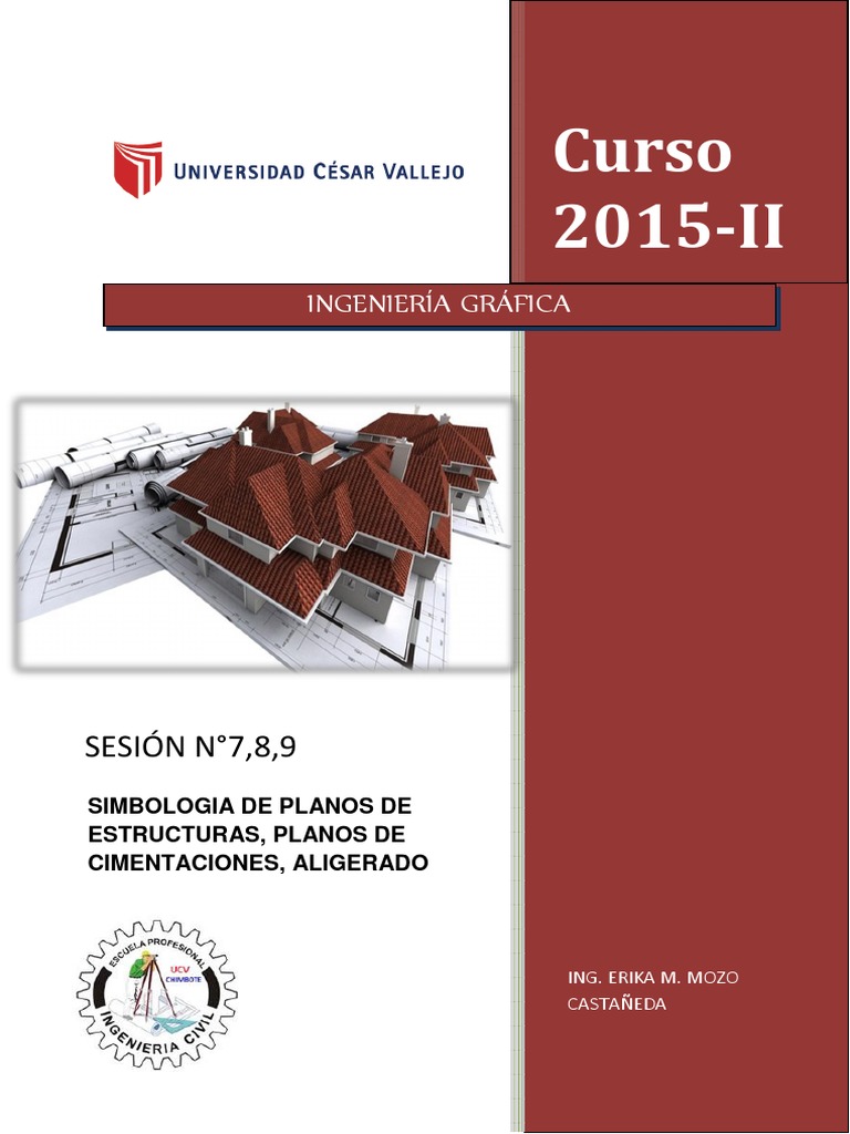 Simbologia de Planos de Estructuras-Aligerados-cimentaciones | PDF | Fundación (Ingeniería ...