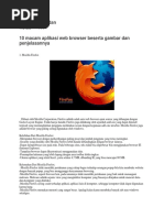 10 Macam Web Browser Beserta Kelebihan Dan Kekurangannya | PDF