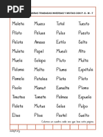 100 Ejemplos de Palabras Con An, En, In, On, Un | PDF