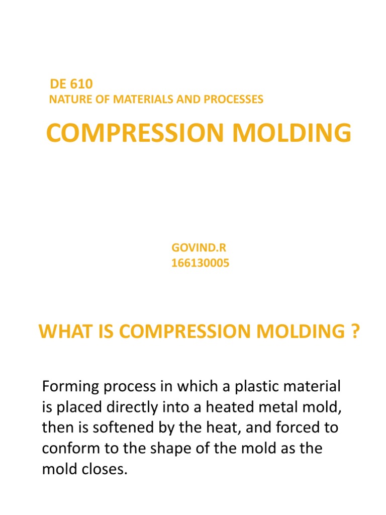 Compression Molding Guide | PDF | Materials | Building Materials