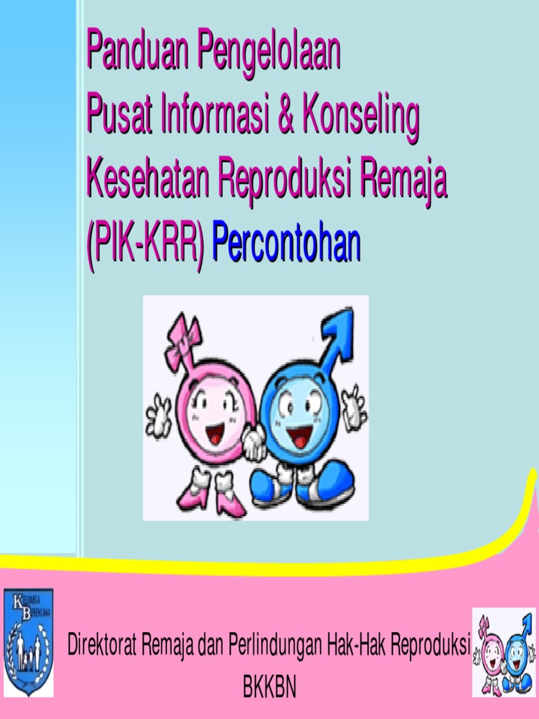 Panduan PIK-KRR Percontohan PDF | PDF