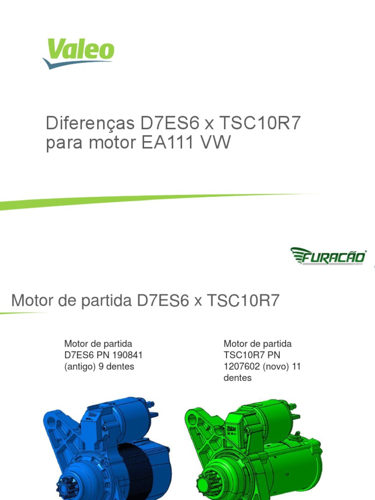 Diferenças D7ES6 X TSC10R7.Compressed | PDF