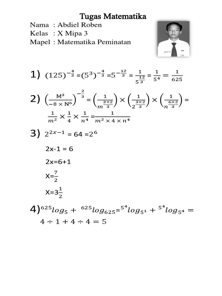 Advanced Math Problems Solutions | PDF