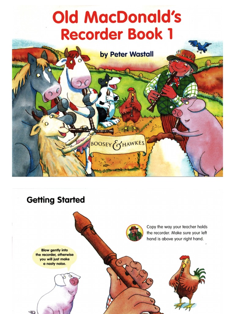 Old MacDonald's Recorder Book1 | PDF