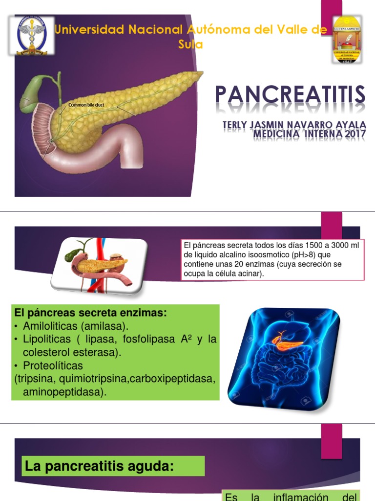 Pancreatitis Aguda y Cronica | PDF | Especialidades Medicas | Medicina CLINICA