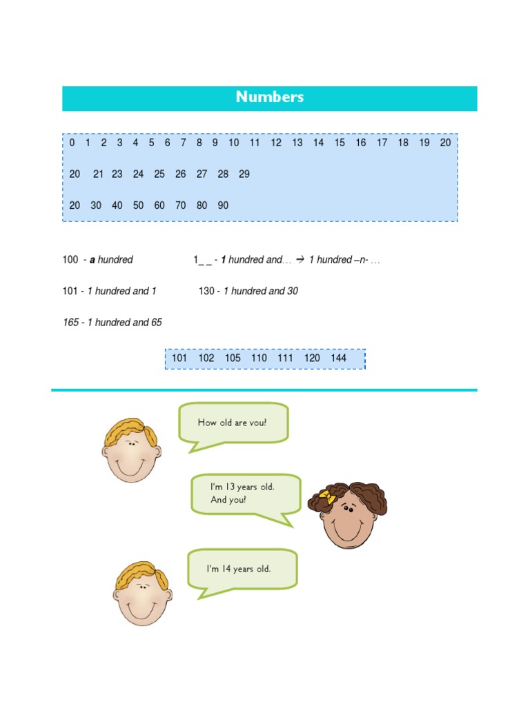 Numbers and Phonetics | PDF