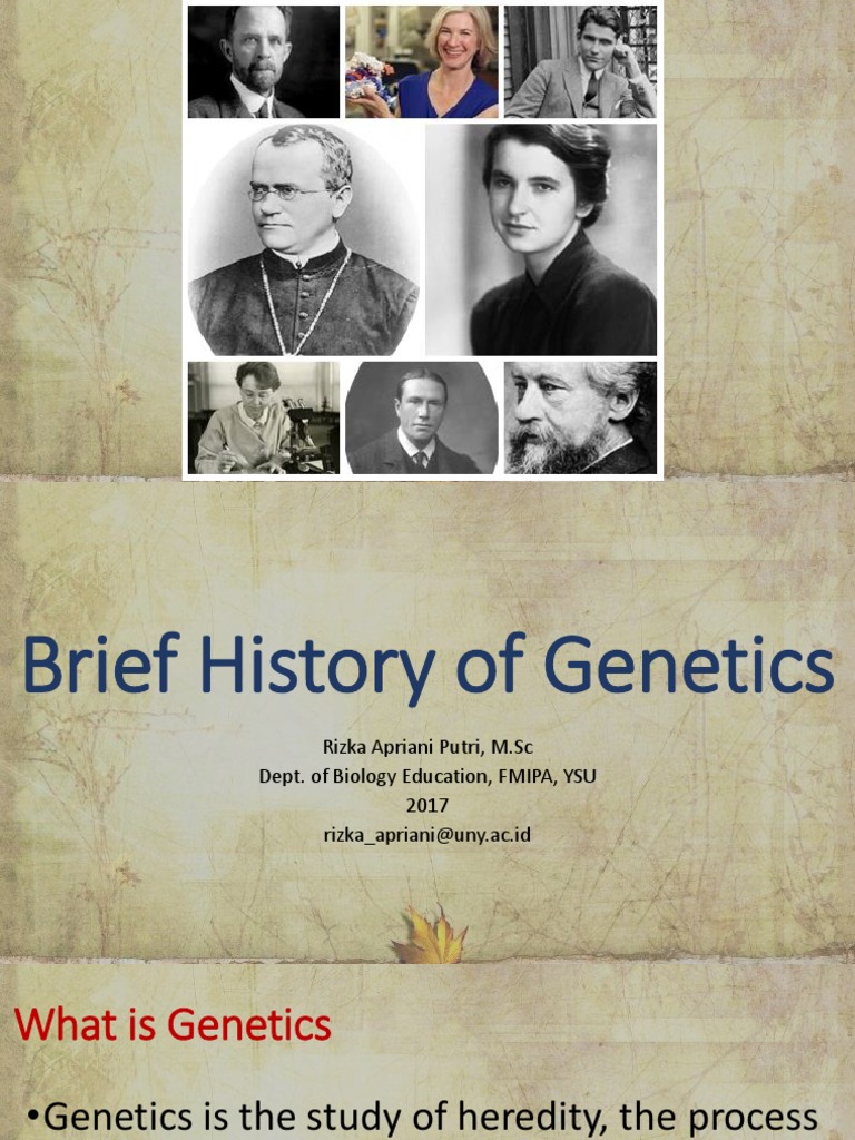 2-History of Genetics | PDF | Heredity | Genetics