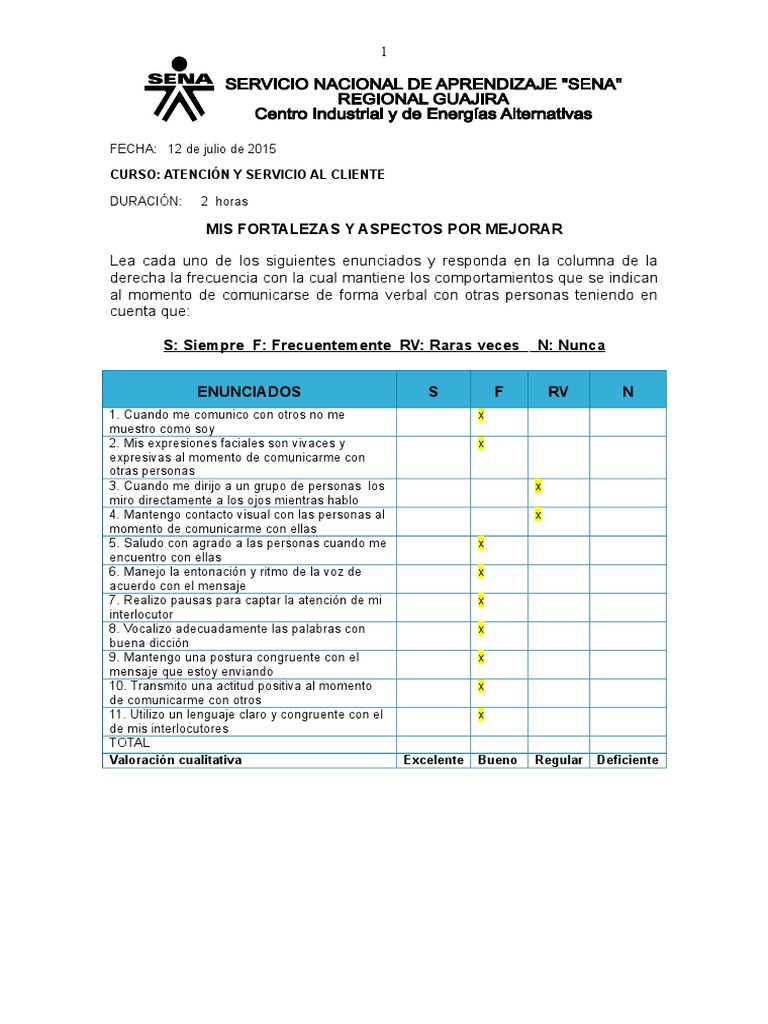 Mis fortalezas-EJERCICIO | PDF | Semiótica | Comunicación