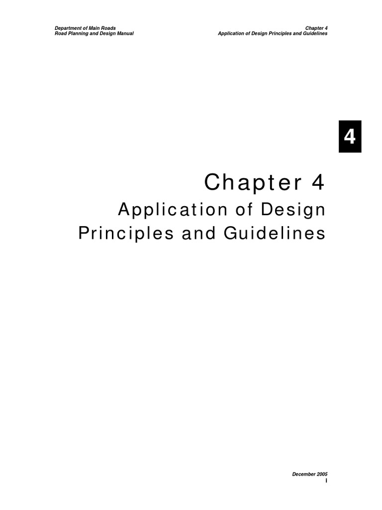 Road Design Principles and Guidelines | PDF | Controlled Access Highway ...