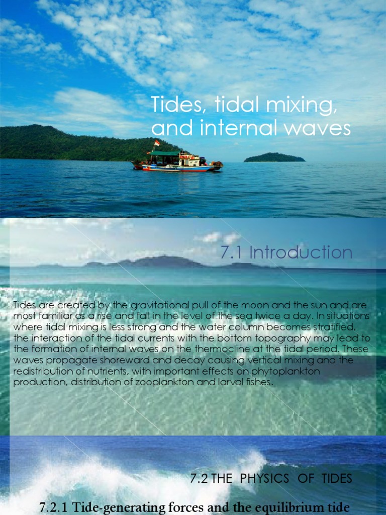 Tidal Mixing and Internal Waves Explained | PDF | Tide | Waves