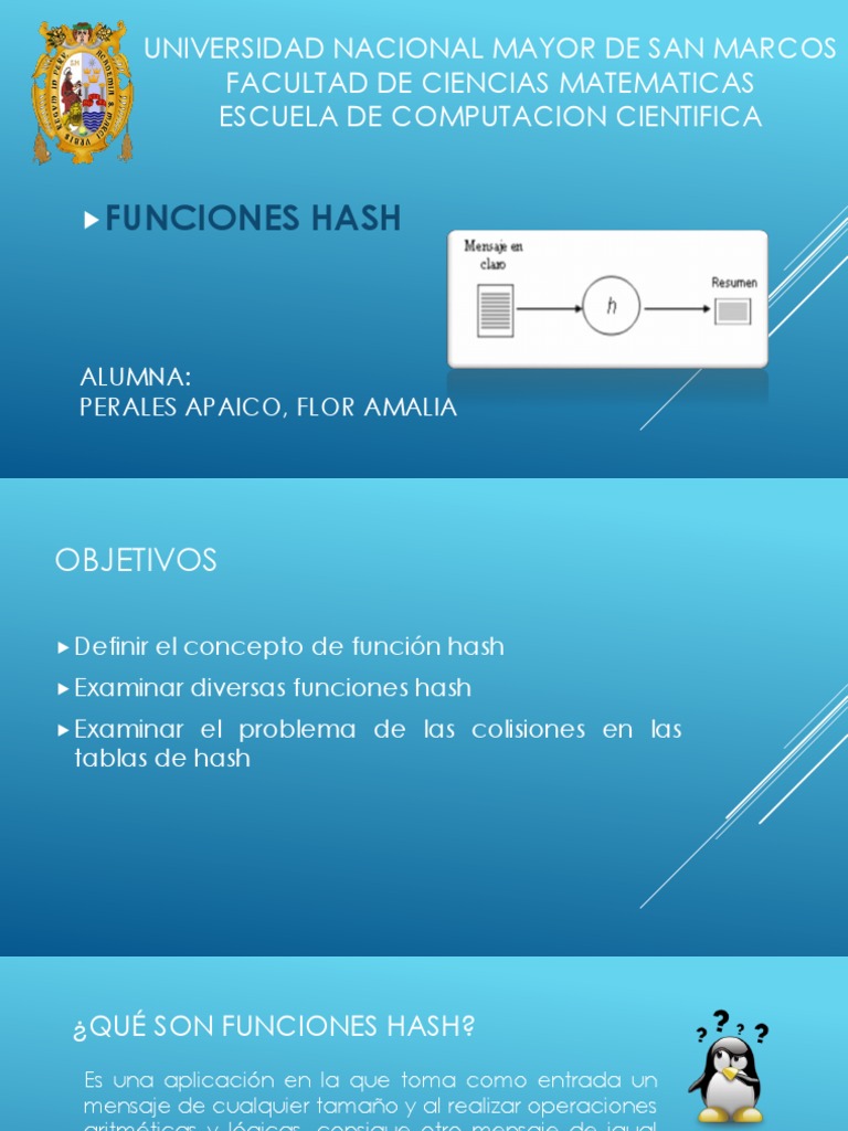 Funciones Hash | PDF | Tabla (base de datos) | Función (Matemáticas)