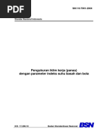 SNI 7061-2019 Pengukuran ISBB | PDF