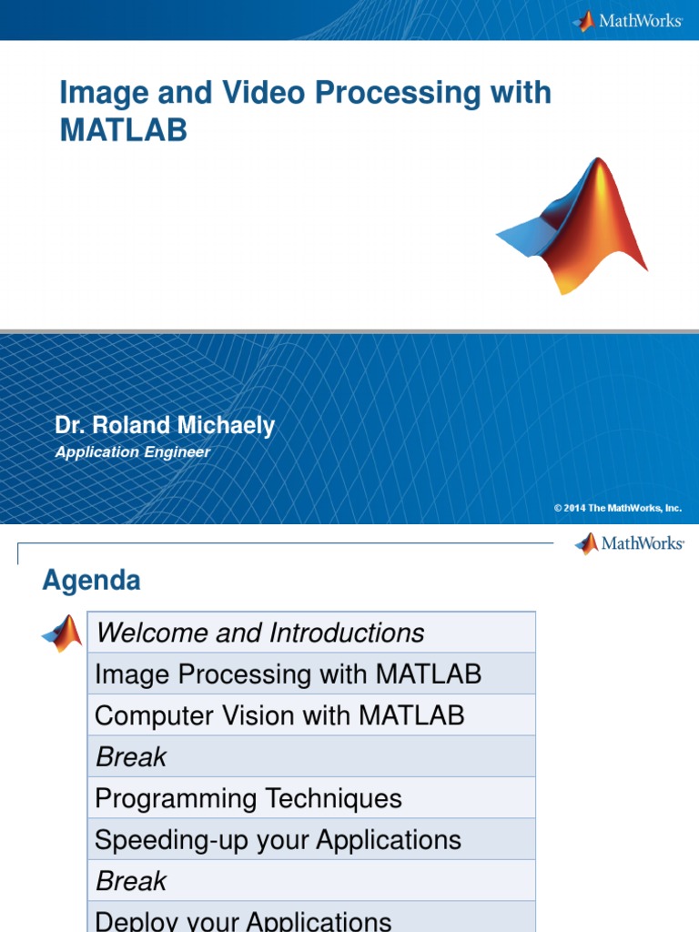 Matlab Computer Vision | Graphics Processing Unit | Matlab