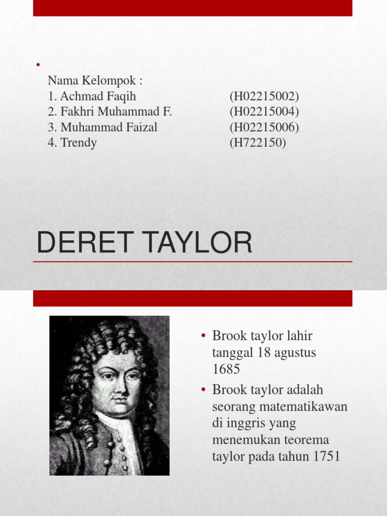 Deret Taylor | PDF