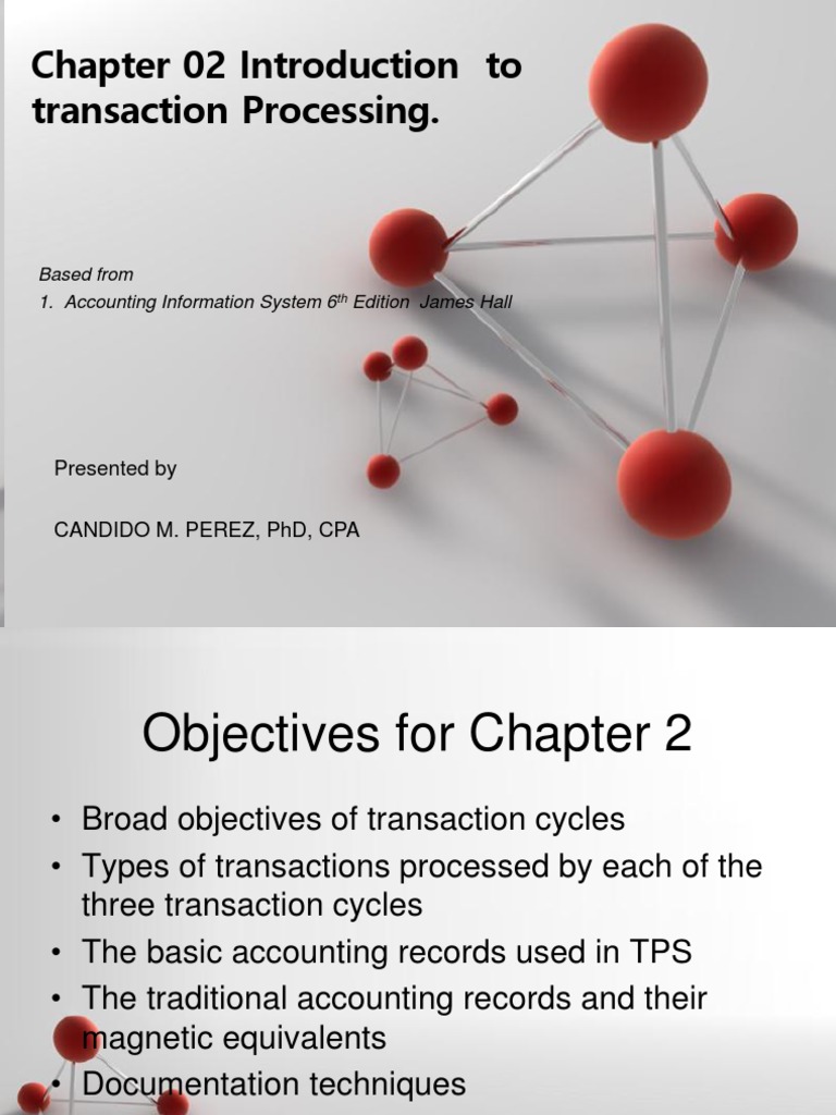 Chapter 02 Introduction To Transaction Processing.: Presented by | PDF ...