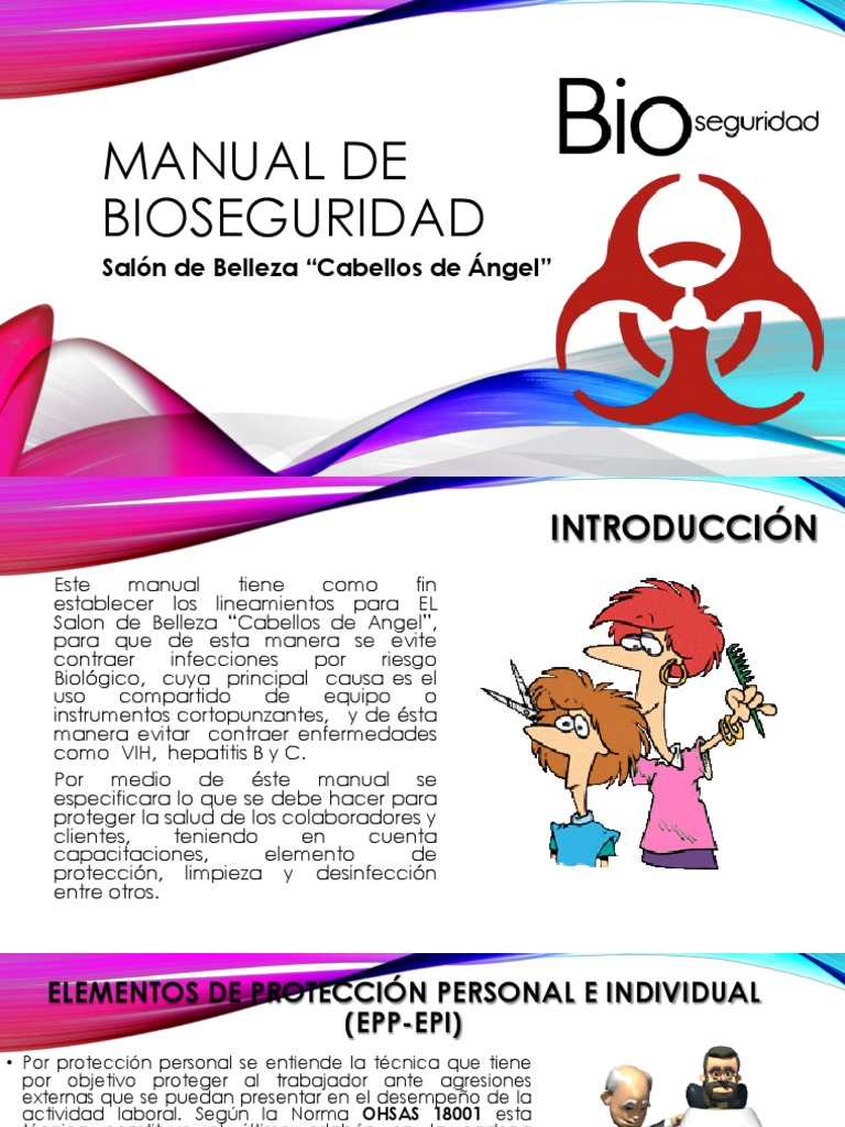 Manual de Bioseguridad | PDF | Detergente | Esterilización (Microbiología)