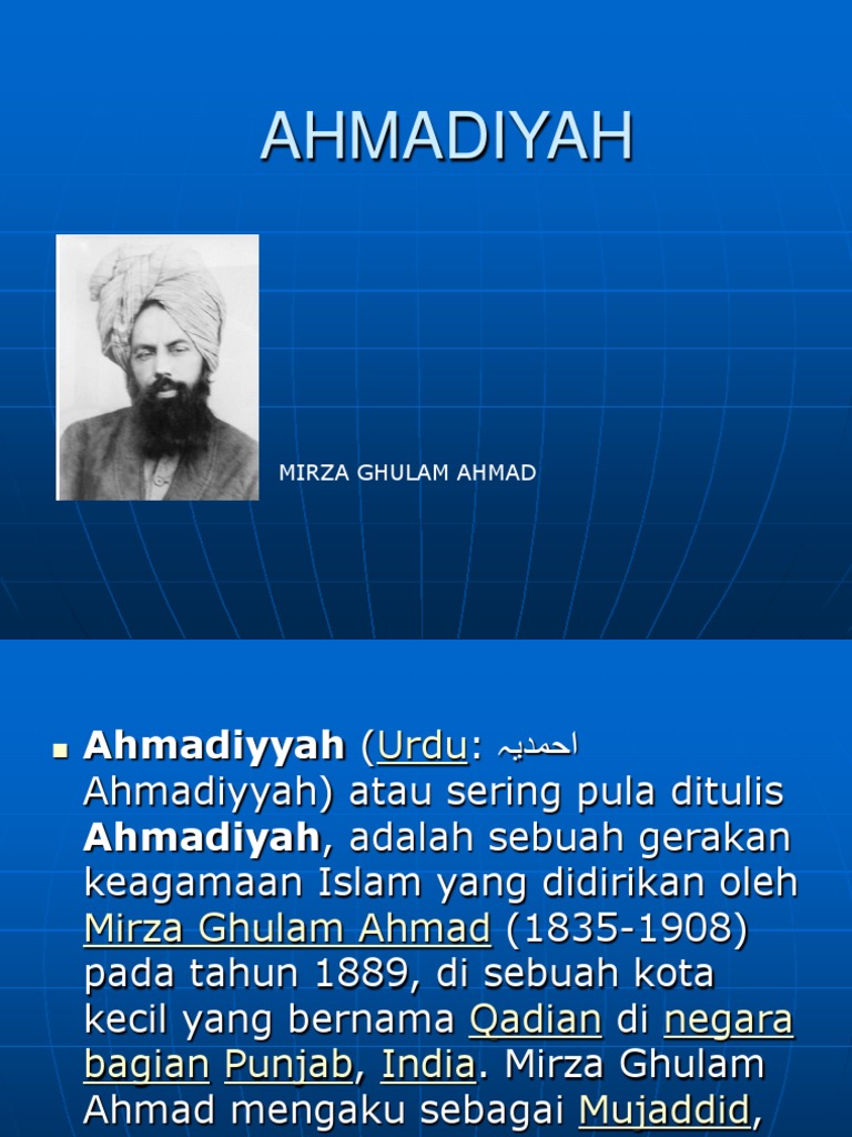 AHMADIYAH | PDF