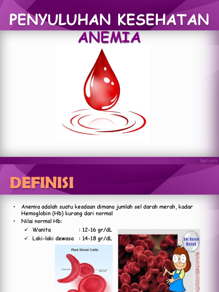 Penyuluhan Kesehatan tentang Anemia | PDF