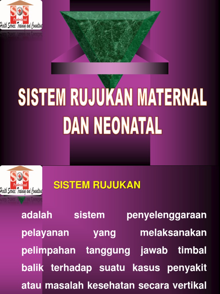 Rujukan Maternal Dan Neonatal PPGDON AGUST 14 | PDF | Kesehatan ...