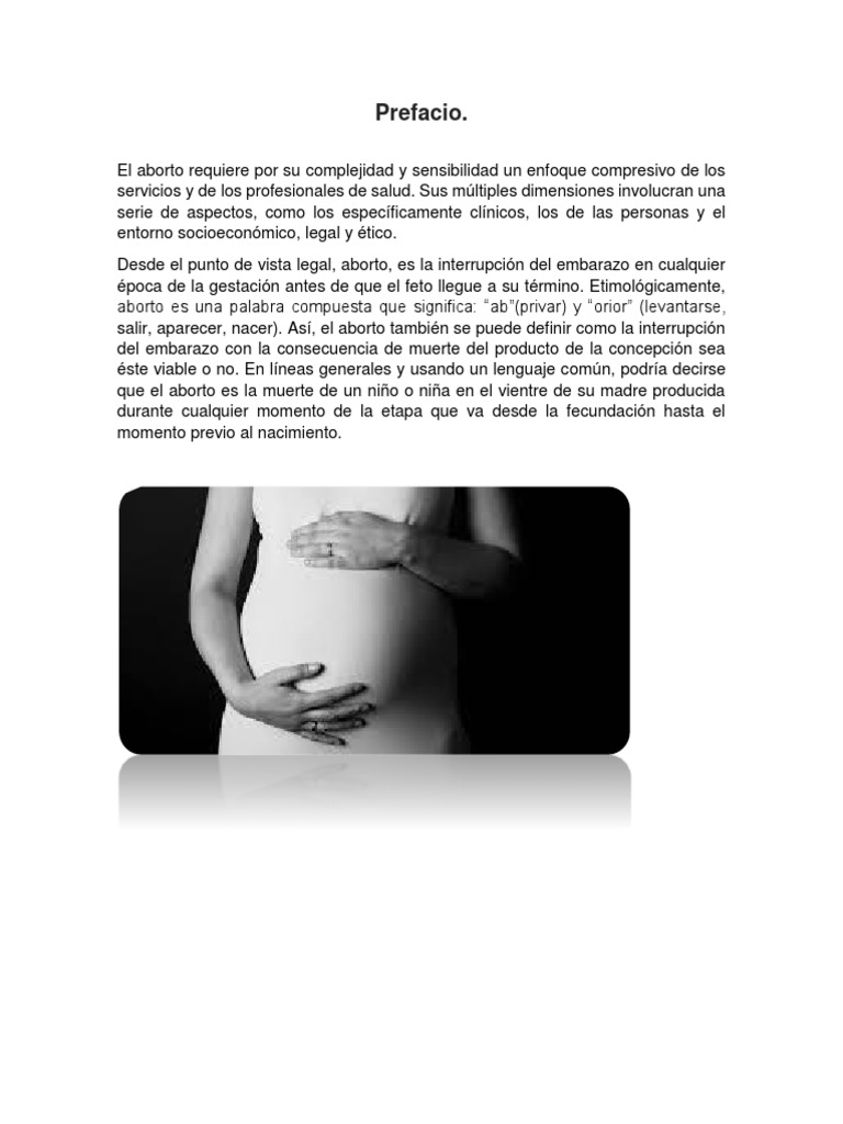Embarazo Interrumpido. | PDF | Aborto | El embarazo