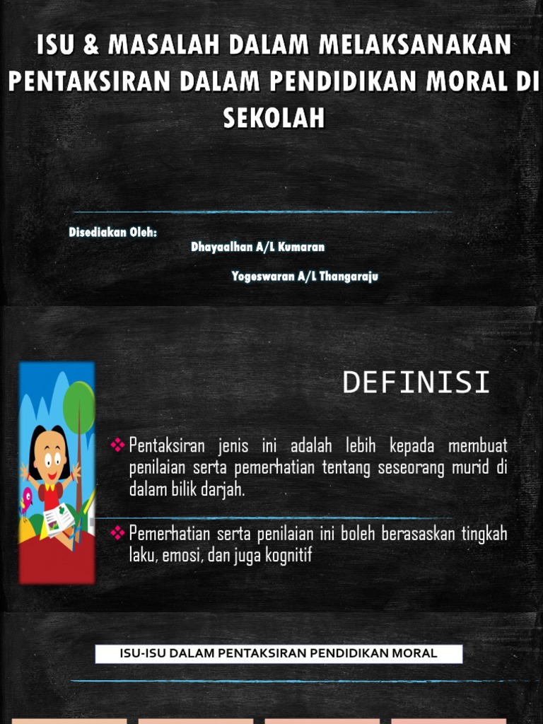 Isu Isu Pentaksiran Pendidikan Moral | PDF