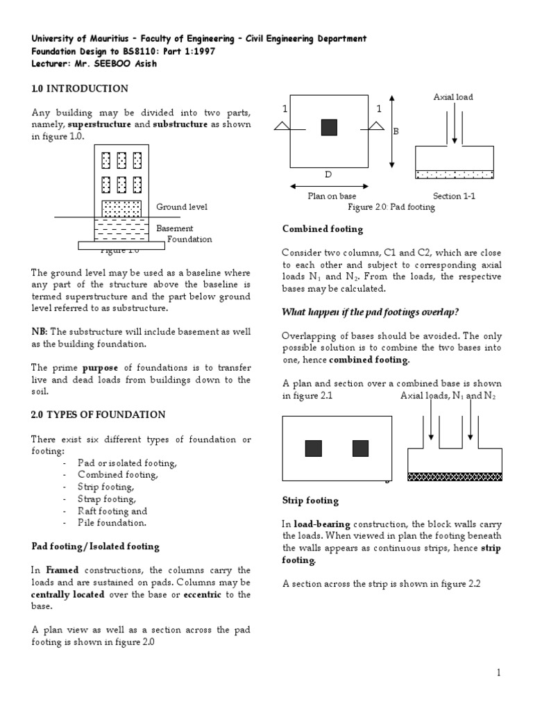 Foundation Design | PDF | Deep Foundation | Soil