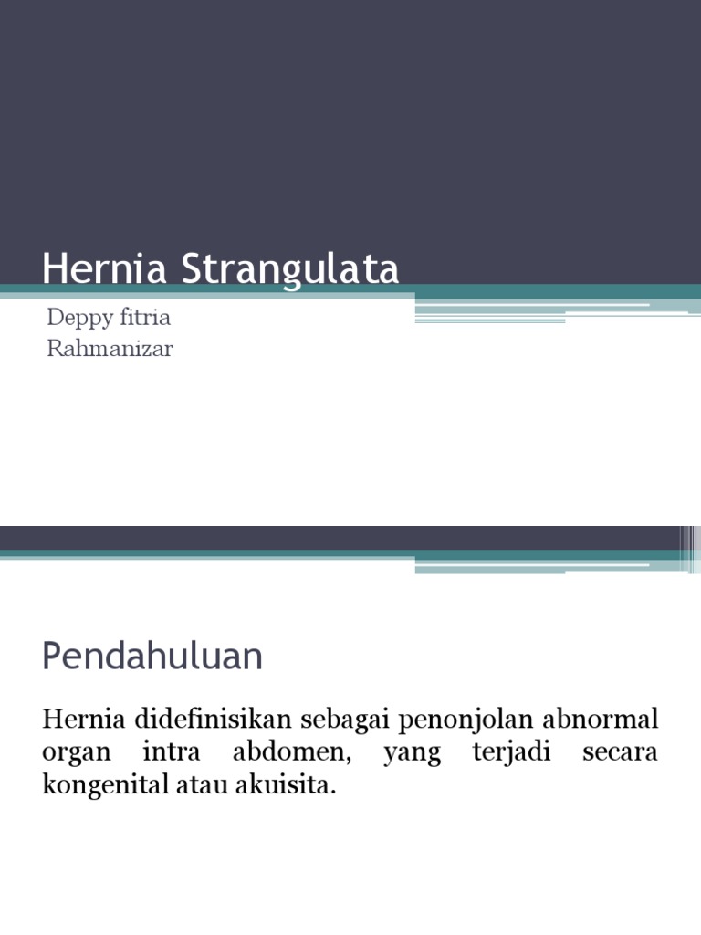 Hernia Strangulata | PDF