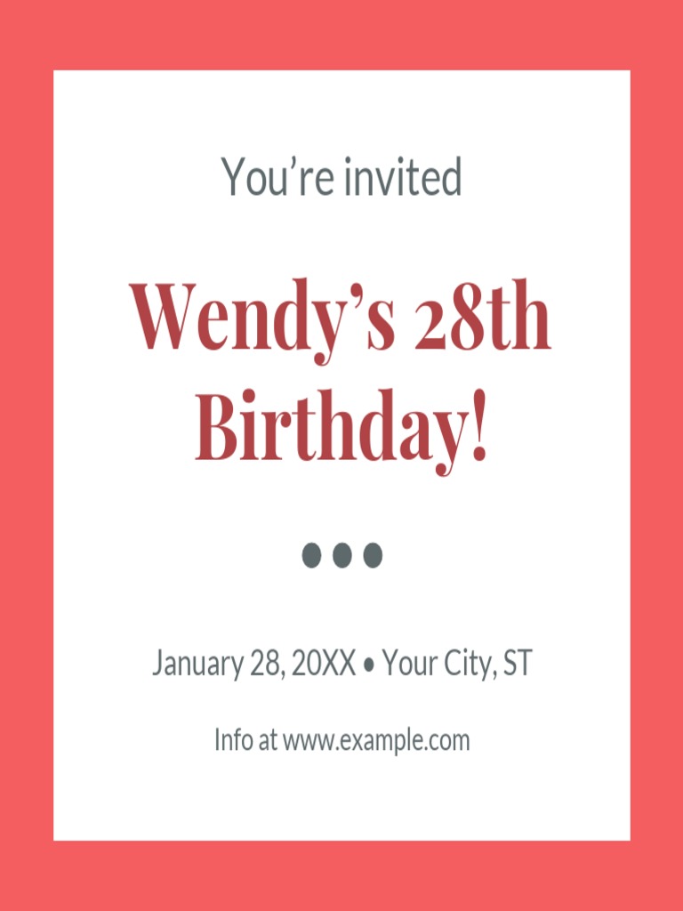 Party Invite PDF | PDF